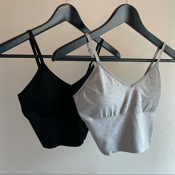 Tops | 2 Pack Basic Bralette | Poshmark